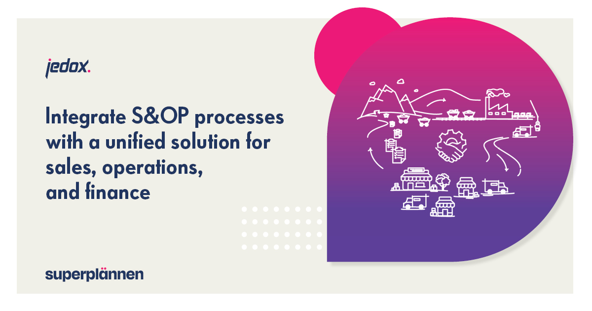 Sales & Operations Planning (S&OP) solution by Jedox