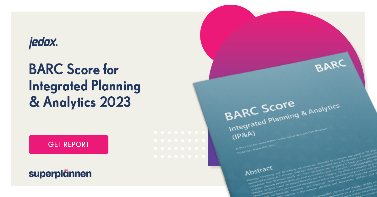 BARC Score 2023: Jedox named a Market Leader