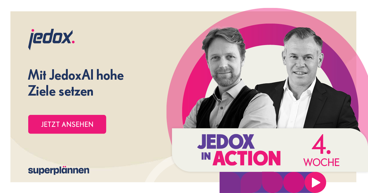 Mit JedoxAI hohe Ziele setzen - Jedox